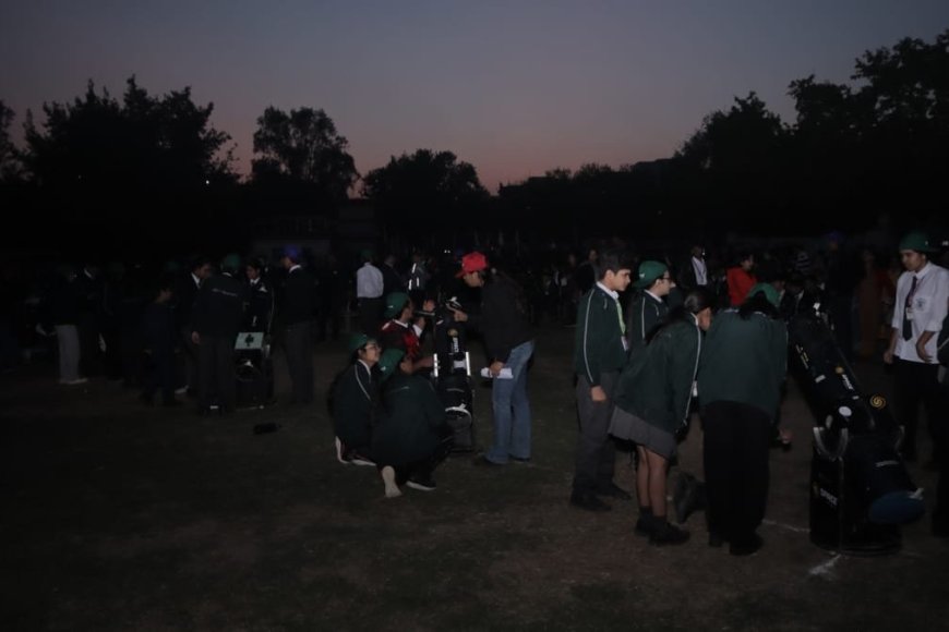 India’s Largest Skygazing at DPS RK Puram for Planet Parade 2025 ...