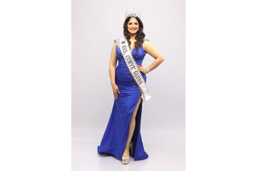 Pooja Walia Crowned Mrs. Globe Curve 2025, Representing her Canadian ...